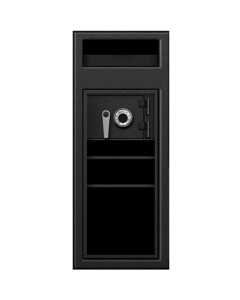 Front Load Hopper Depository Safe (50 x 20 x 20) w/ Bolted Manager ...