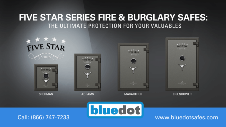 Introducing The RCS Five Star Series Fire & Burglary Safes - Blue Dot Safes